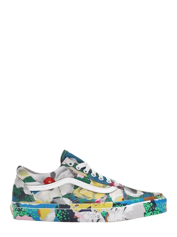 VANS Old Skool Sneakers - Floral Yellow/true White
