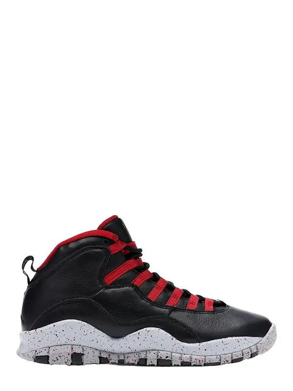 JORDAN 10 Retro Psny Sneakers - Black/gym Red/wolf Grey