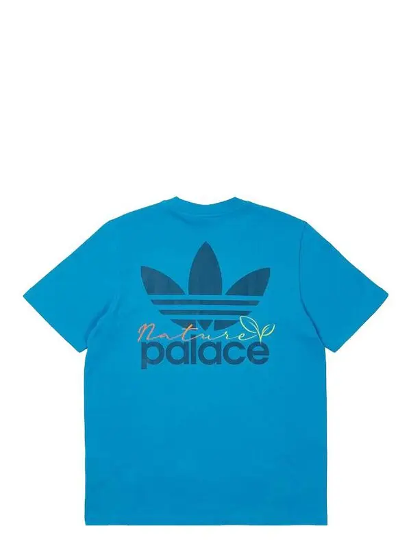 PALACE X Adidas Nature Tee Shirt - Mystery Petrol
