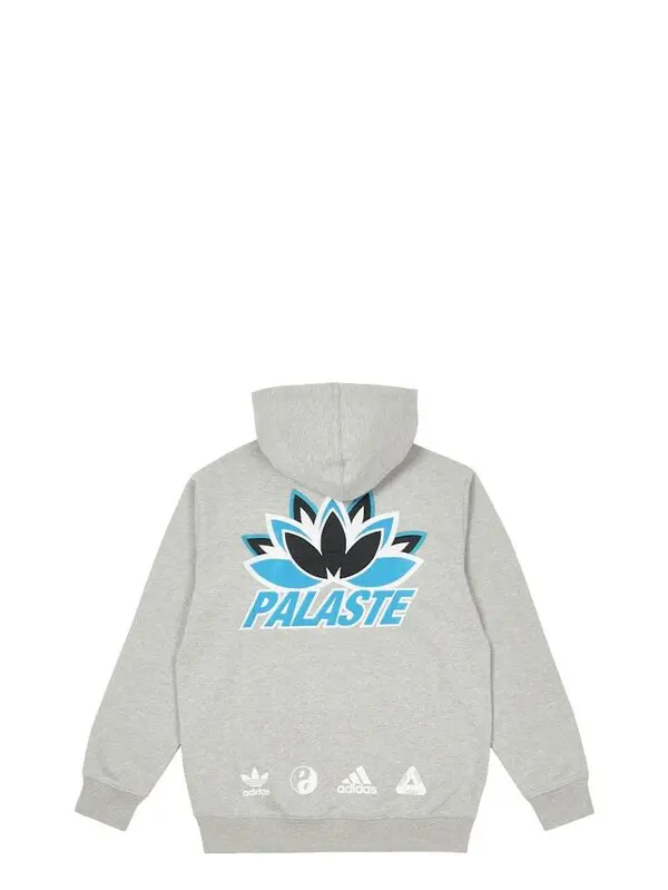 PALACE X Adidas Palaste Hood - Medium Grey Heather
