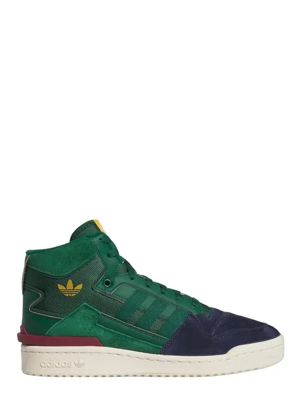Adidas Forum Mid Inside Out Sneakers - Shadow Navy Blue/team Dark Green/team Collegiate Burgundy 2
