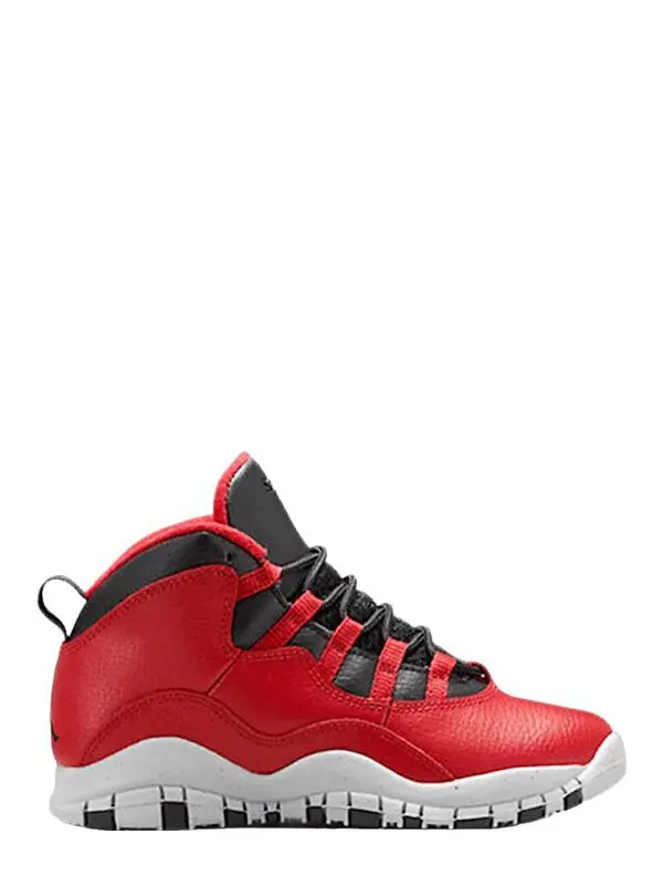 JORDAN 10 Retro Sneakers - Gym Red/black/wolf Grey