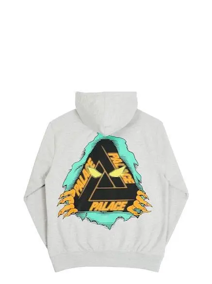 PALACE Triripper Hoodie - Grey Marl