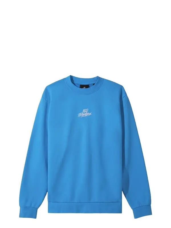 100 THIEVES Enter Infinity Crewneck Sweatshirt - Sky Blue