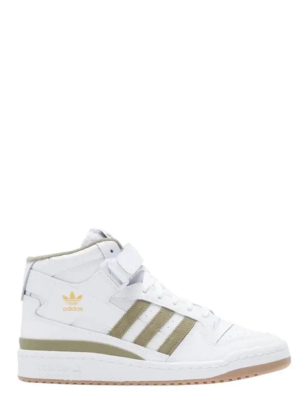 Adidas Forum Mid Sneakers - Cloud White/orbit Green/gum