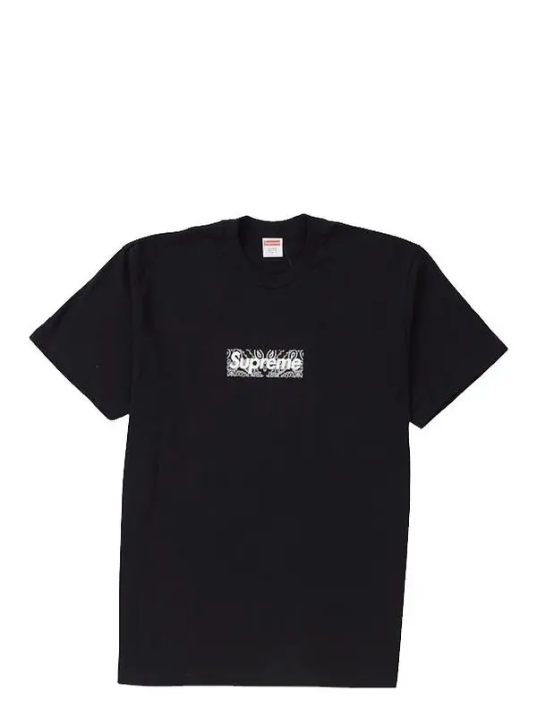 Supreme Bandana Box Logo Tee Shirt - Black