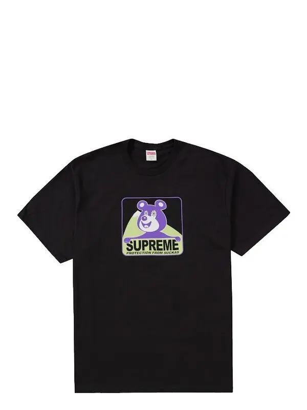 Supreme Bear Tee Shirt - Black