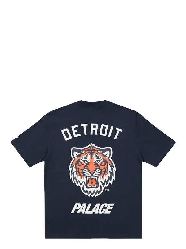 PALACE X Detroit Tigers New Era T-shirt - Navy Blue