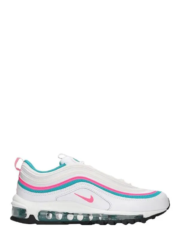 Nike Air Max 97 Sneakers - White/hyper Pink/turbo Green
