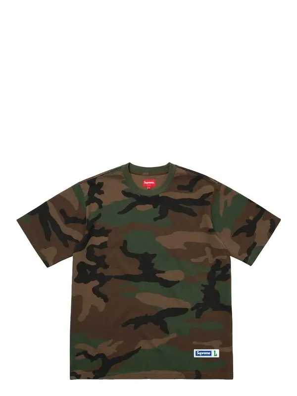 Supreme Athletic Label Short Sleeve Top - Woodland Camo