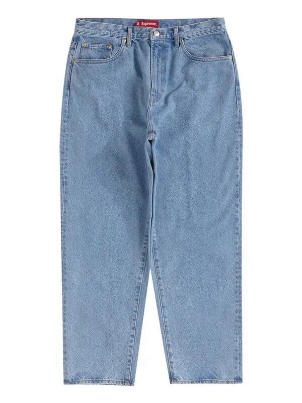 Supreme Baggy Jeans - Washed Blue