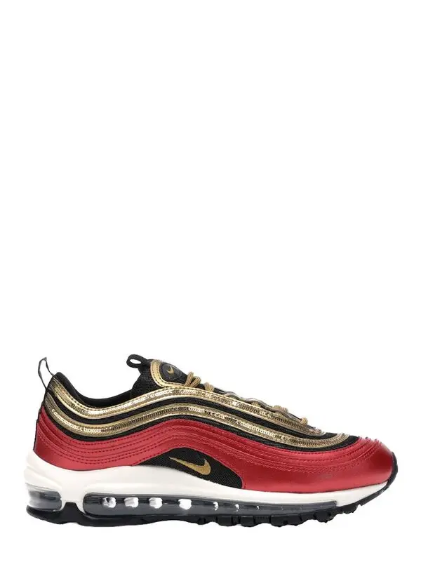 Nike Air Max 97 Sneakers - Gym Red/metallic Gold/black