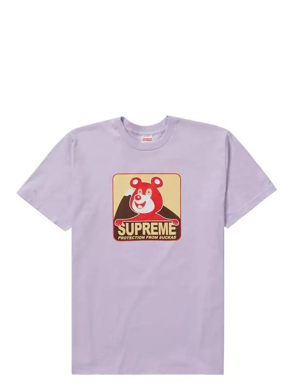 Supreme Bear Tee Shirt - Light Purple