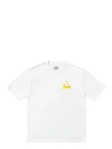 PALACE Trishadow T-shirt - White/orange