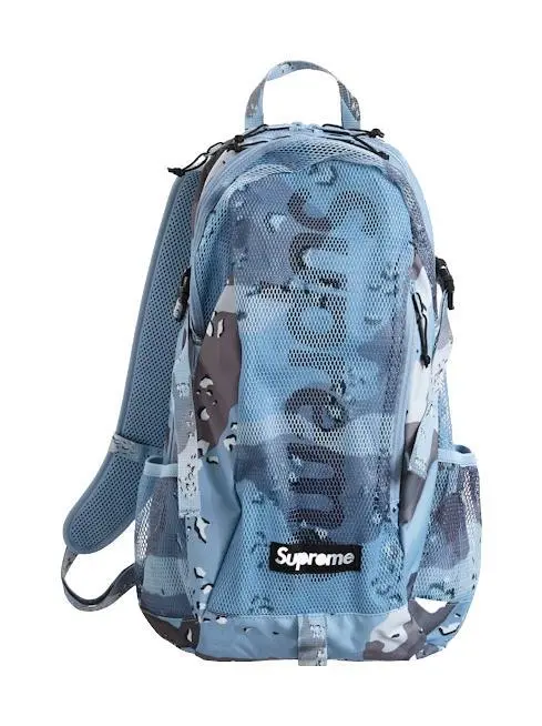 Supreme Ss20 Backpack - Blue Chocolate Chip Camo