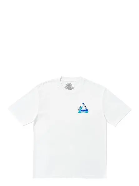 PALACE Trishadow T-shirt - White/blue