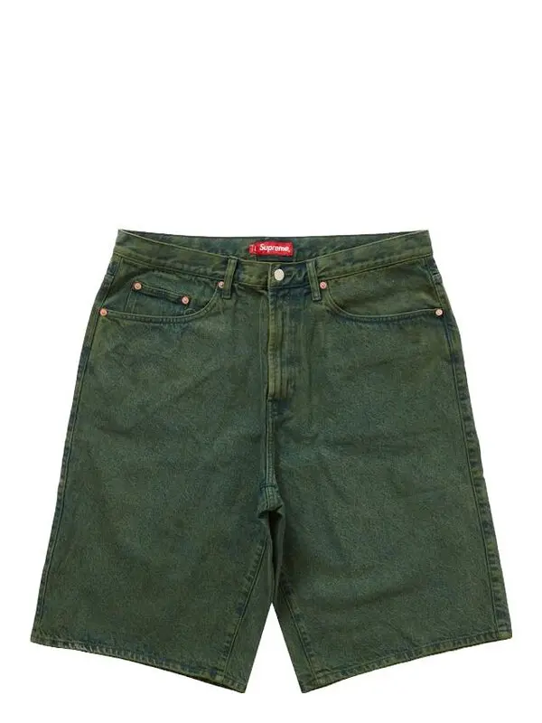 Supreme Baggy Denim Short - Green