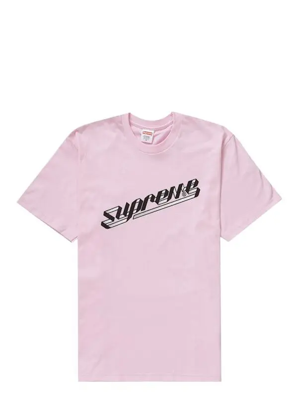 Supreme Banner Tee Shirt - Light Pink