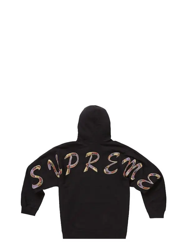 Supreme Beaded Hooded Sweatshirt - Black