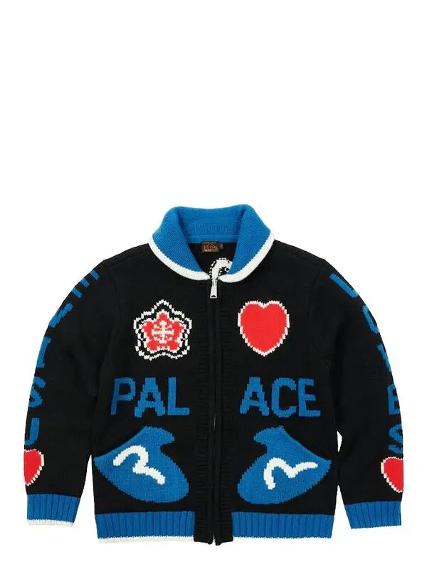 PALACE X Evisu Cowichan Knit - Black