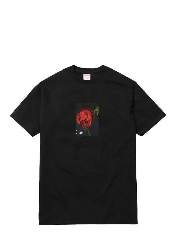 Supreme Araki Rose Tee Shirt - Black