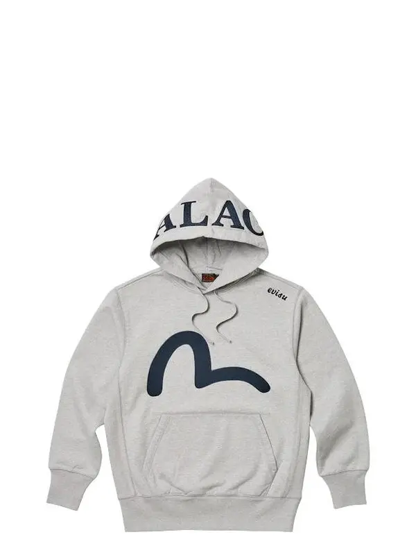 PALACE X Evisu Seagull Hood - Grey Marl
