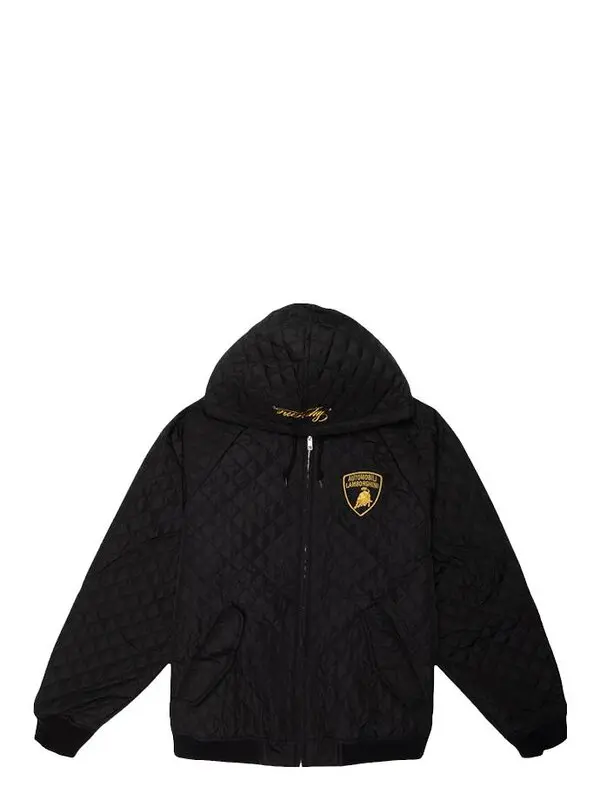 Supreme Automobili Lamborghini Hooded Work Jacket - Black