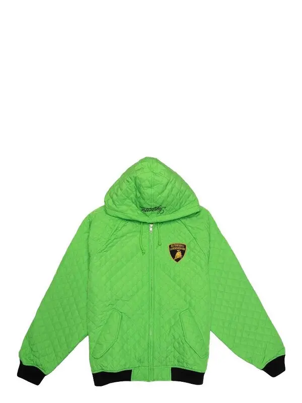 Supreme Automobili Lamborghini Hooded Work Jacket - Lime