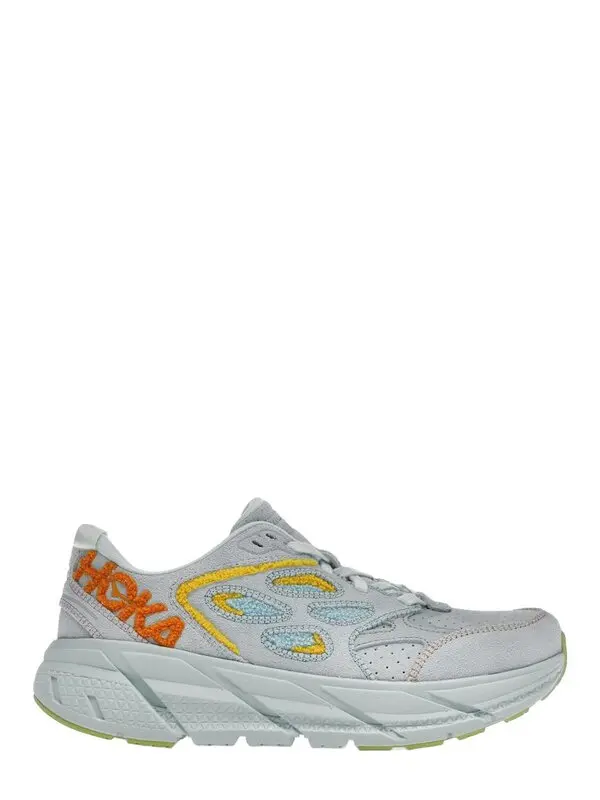 Hoka One One Clifton L Embroidery - Blue Glass/radiant Yellow