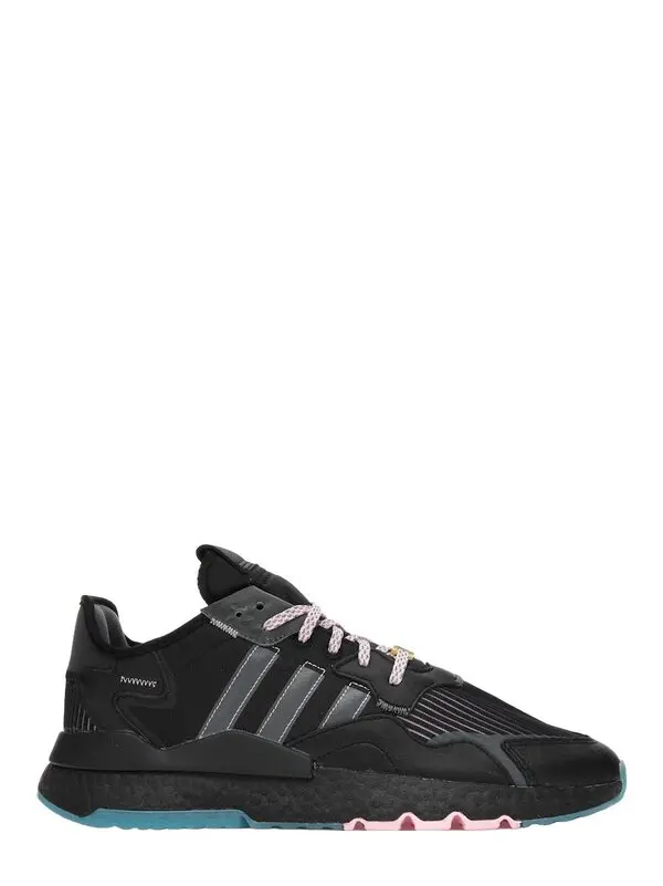Adidas Nite Jogger Sneakers - Core Black/grey Five/blue Glow
