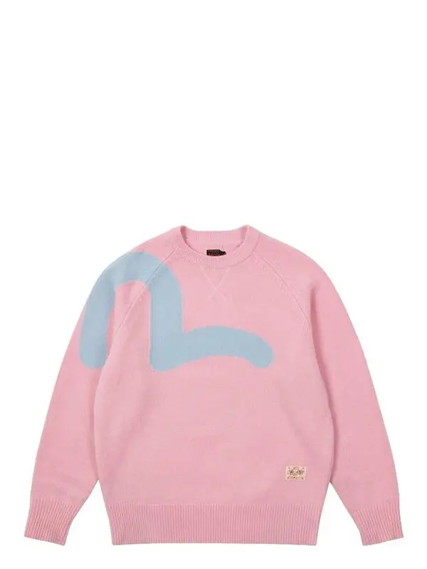 PALACE X Evisu Seagull Knit - Pink Nectar