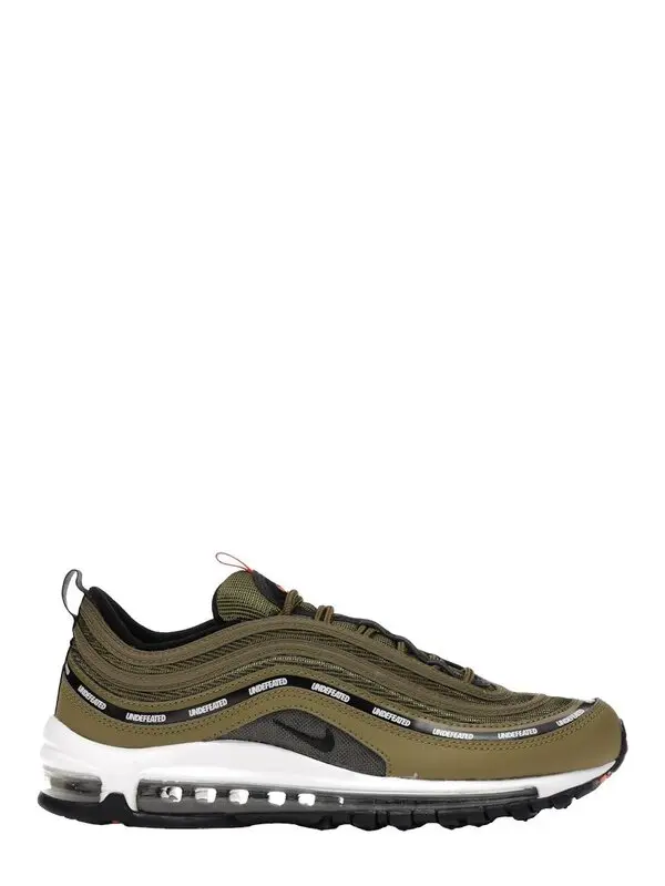 Nike Max 97 Undefeated Sneakers - Militia Green/orange Blaze/metallic Silver