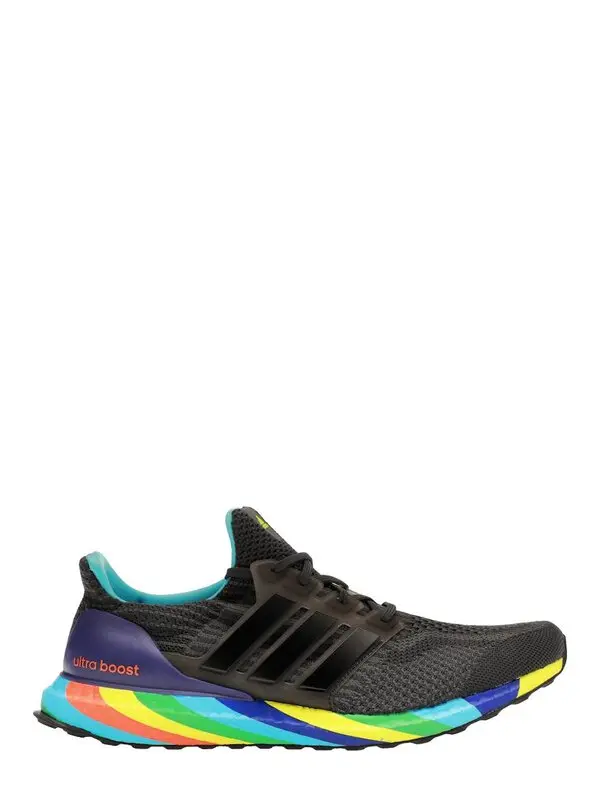 Adidas Ultra Boost 5.0 Dna Pride Sneakers - Carbon/core Black/team Semi Solid Green