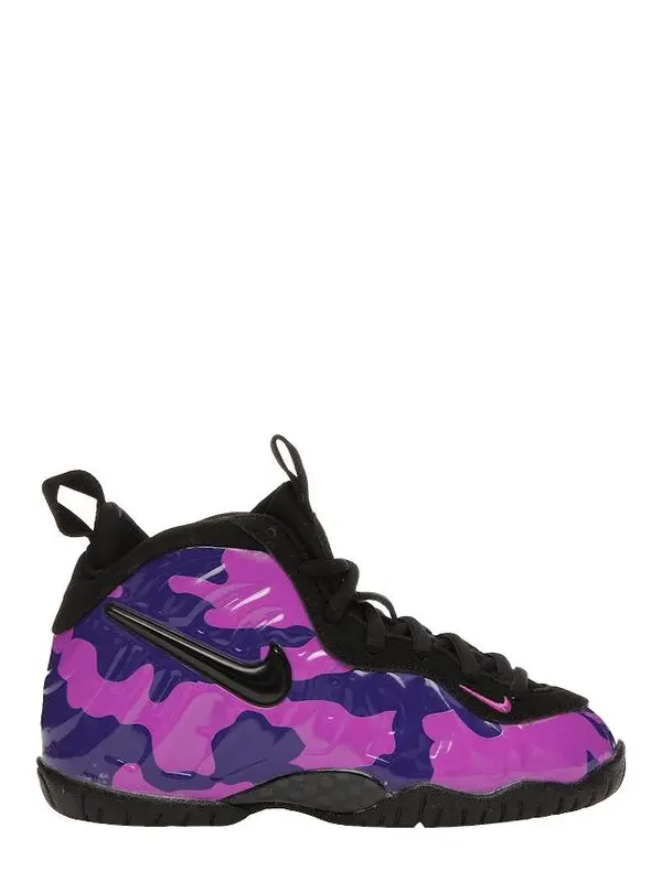 Nike Air Little Posite Pro Sneakers - Black/court Purple/hyper Violet