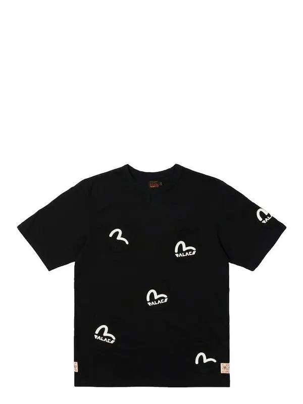 PALACE X Evisu Pocket T-shirt - Black