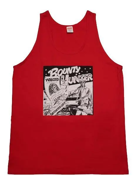 Supreme Barrington Levy Jah Life Bounty Hunter Tank Top - Red