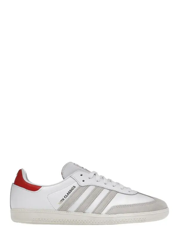 Adidas Samba Og Kith Classicsin Sneakers - White/red