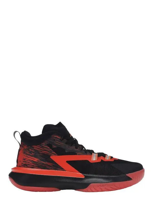 JORDAN Zion 1 Naruto Nine Tails Sneakers - Black/alpha Orange/chile Red