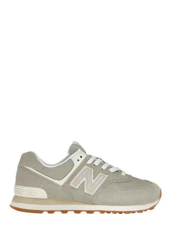 NEW BALANCE 574 Sneakers - Calm Green/angora