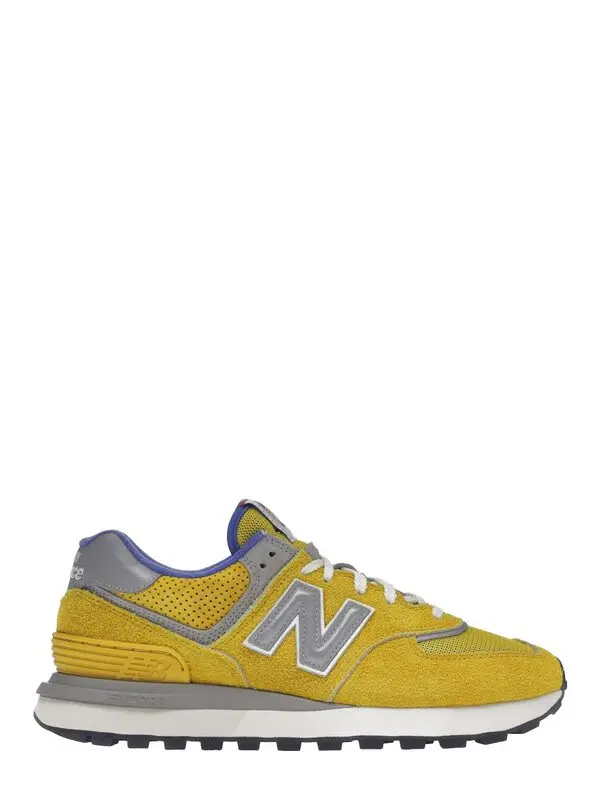 NEW BALANCE 574 Legacy Bodega Arrivalin Sneaker - Lemon Curry/wet Weather Blue