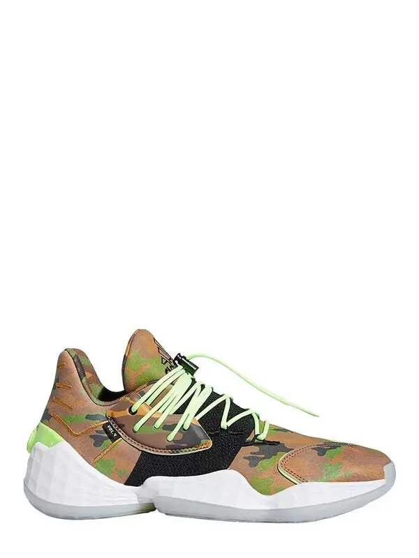 Adidas Harden Vol. 4 Daniel Patrick Camo Sneakers - Signal Green/core Black/core White