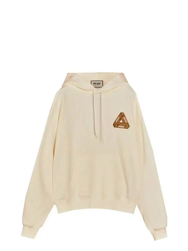PALACE X Gucci Triferg Gg Patch Hoodie - Ivory