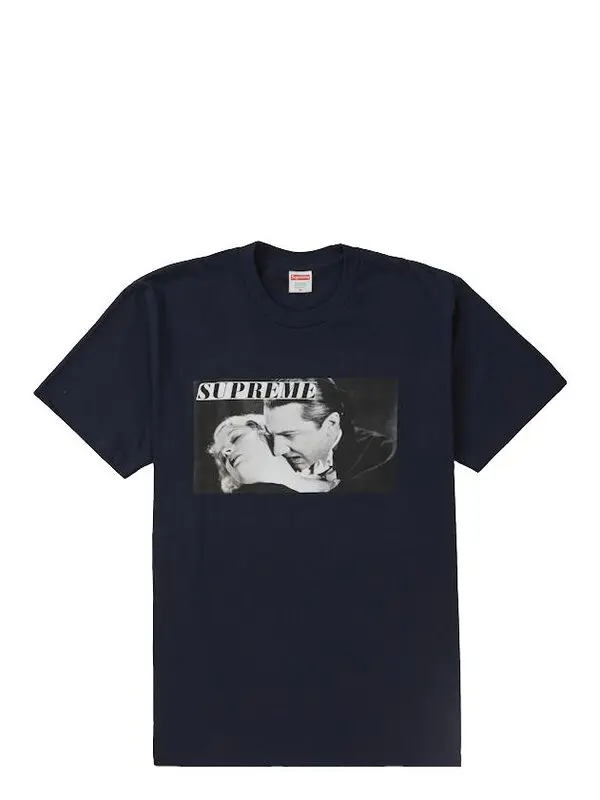 Supreme Bela Lugosi Tee Shirt - Navy Blue