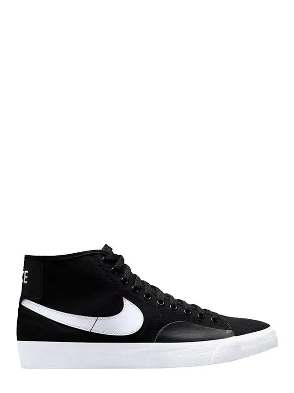 Nike Sb Blazer Court Mid - Black/white