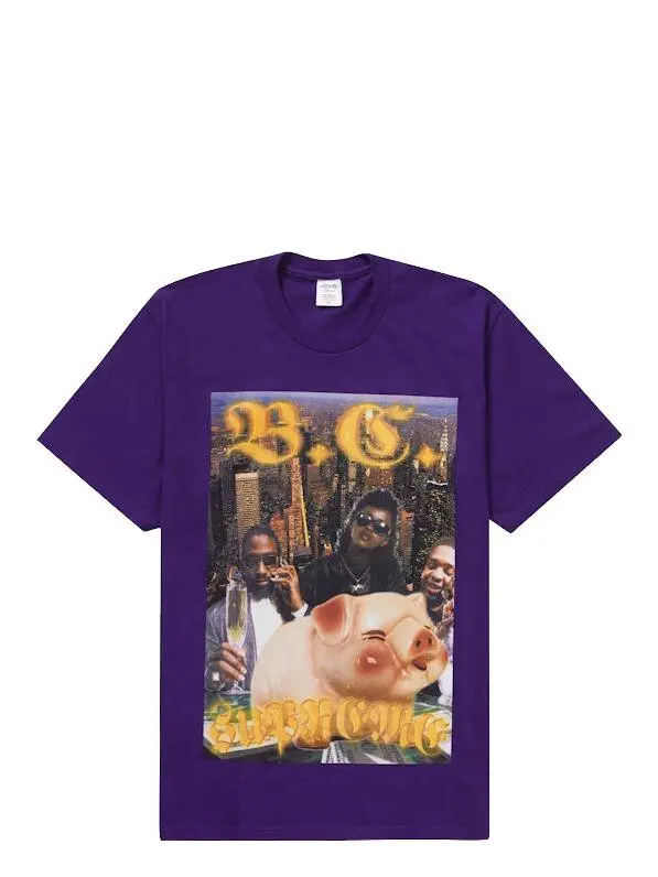 Supreme Bernadette Corporation Money Tee Shirt - Purple