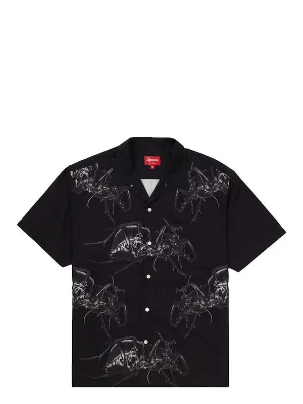 Supreme Beetle Short Sleeve Shirt - Black