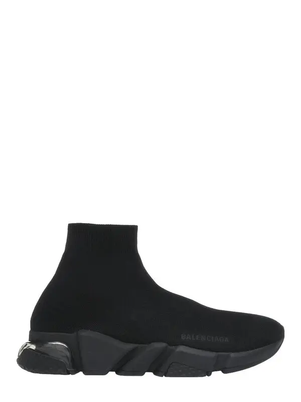 Balenciaga Speed Clear Sole Sneakers - Black