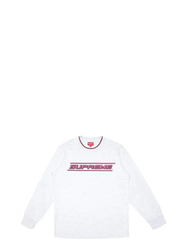 Supreme Bevel Long Sleeve Top - Ash Grey
