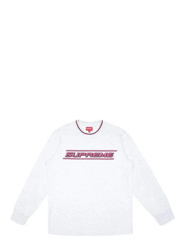 Supreme Bevel Long Sleeve Top - Ash Grey