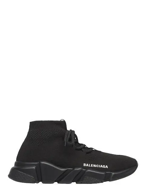 Balenciaga Speed Lace-up Sneakers - Black